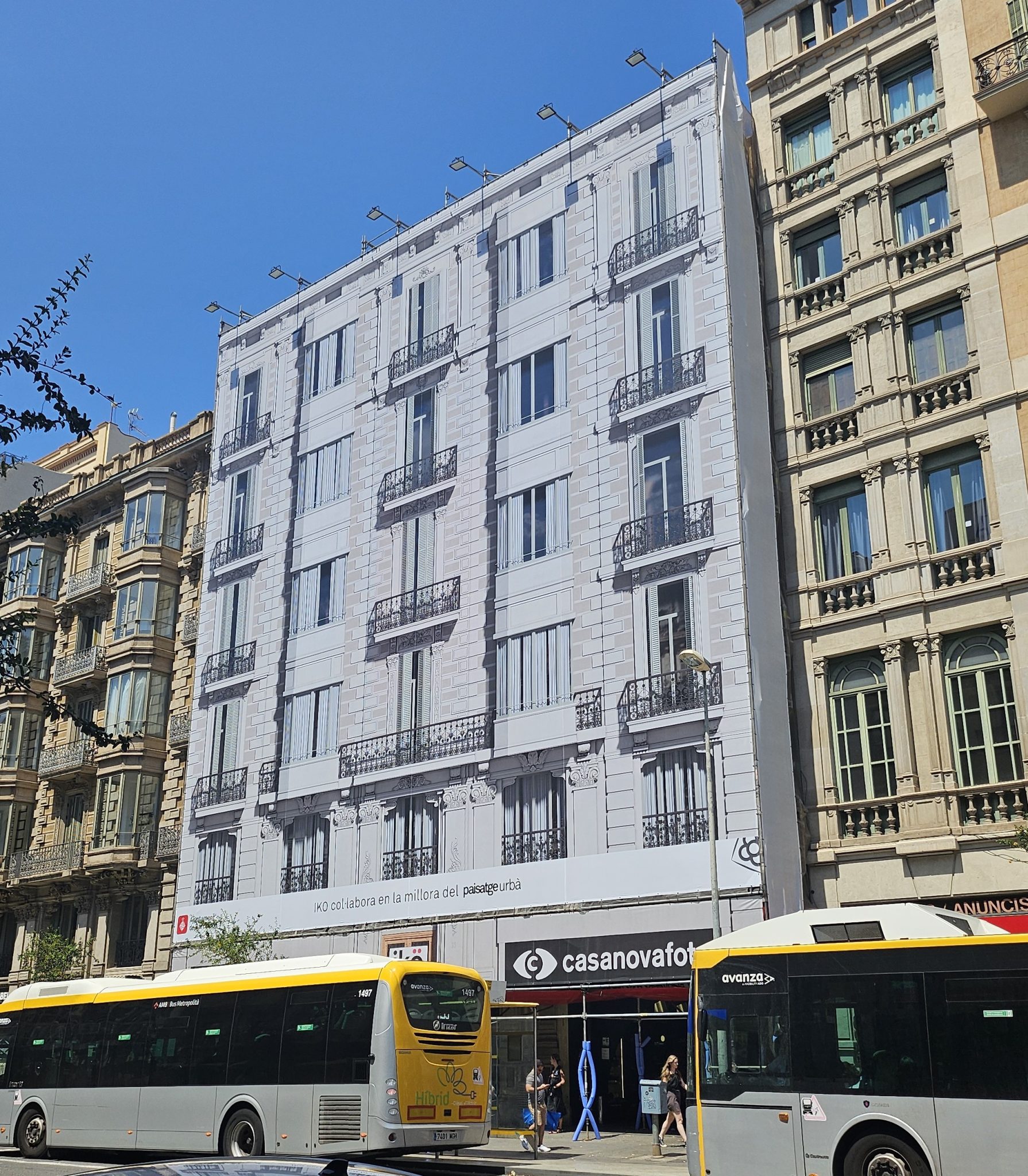 Scaffold Wraps on Construction Sites | Project Print Management